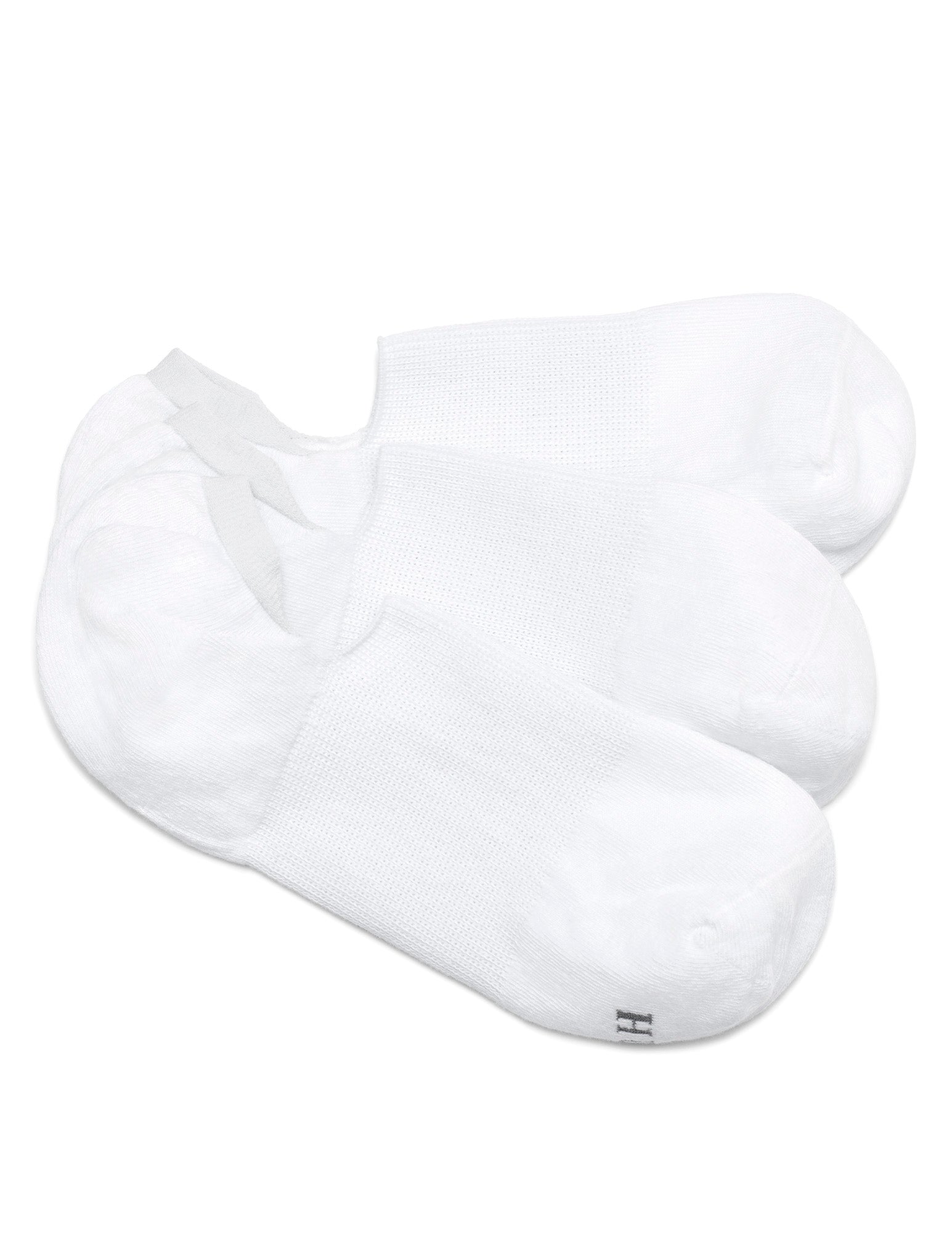 Cotton No Show Arch Hug Sock 3 Pair Pack | HUE