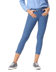 Essential Denim Mid-Rise Capri | HUE