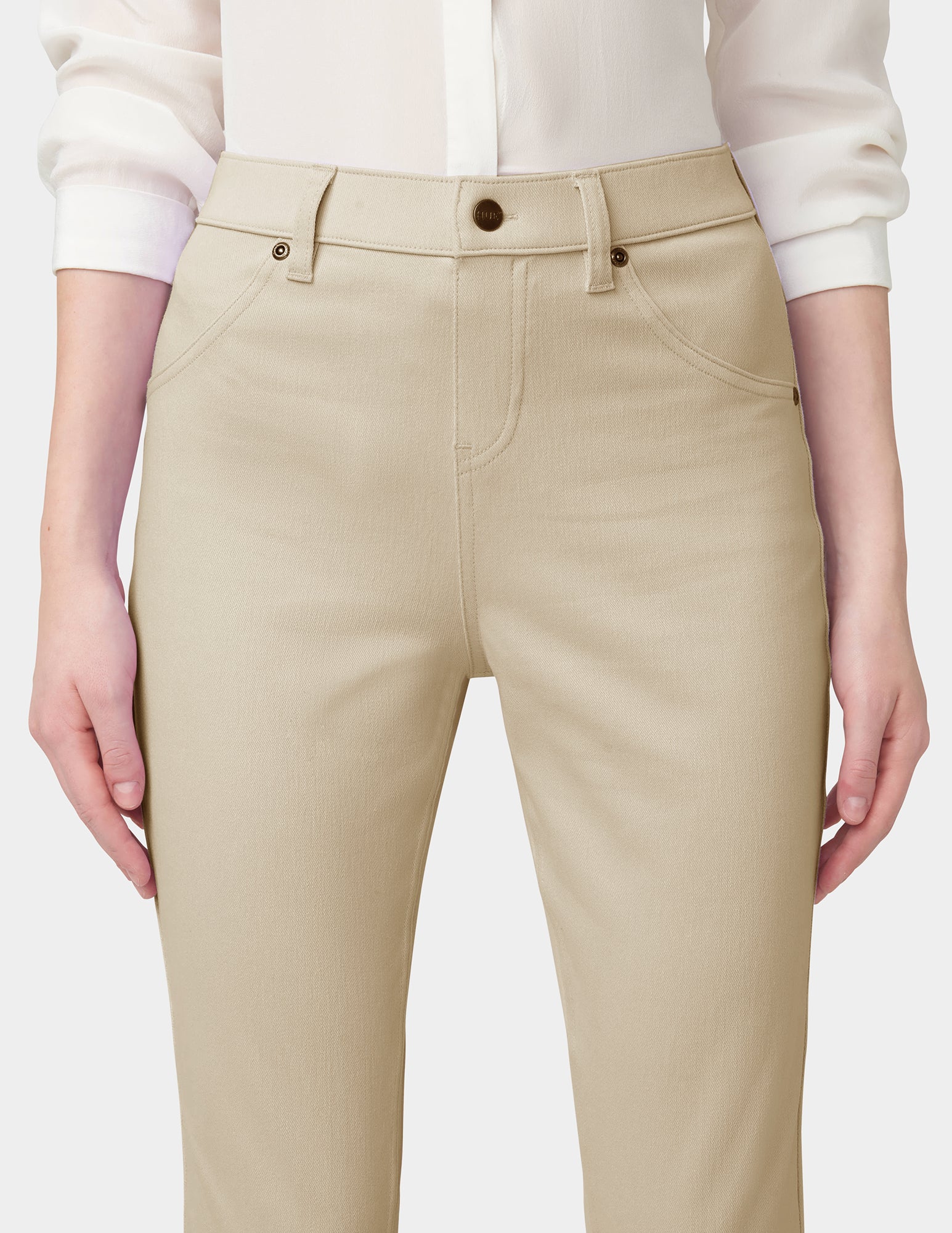Hi-Rise Ultra Soft Denim Capri Legging – HUE