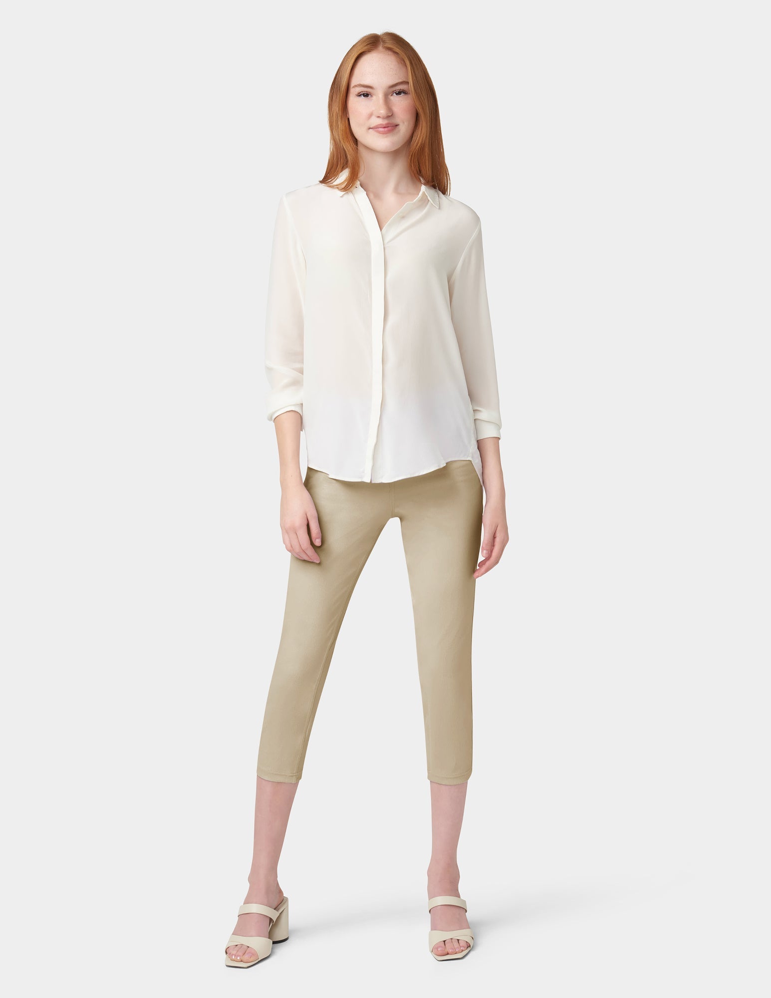 Hi-Rise Ultra Soft Denim Capri Legging – HUE